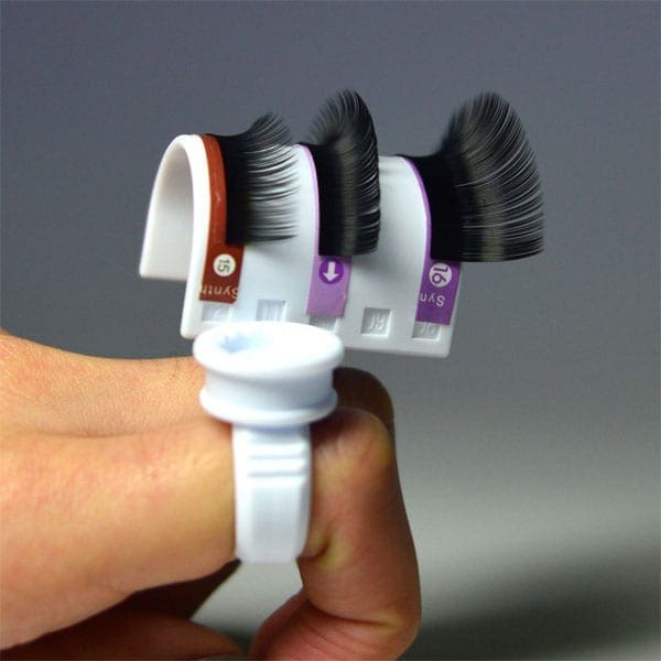 Lash Strip Ring Pallet great for Volume 3D Lashes - Discount Eyelashes