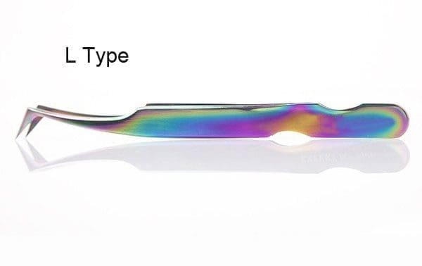 Alluring Rainbow Multi-Color Tweezers for Eyelash Extension - Discount ...