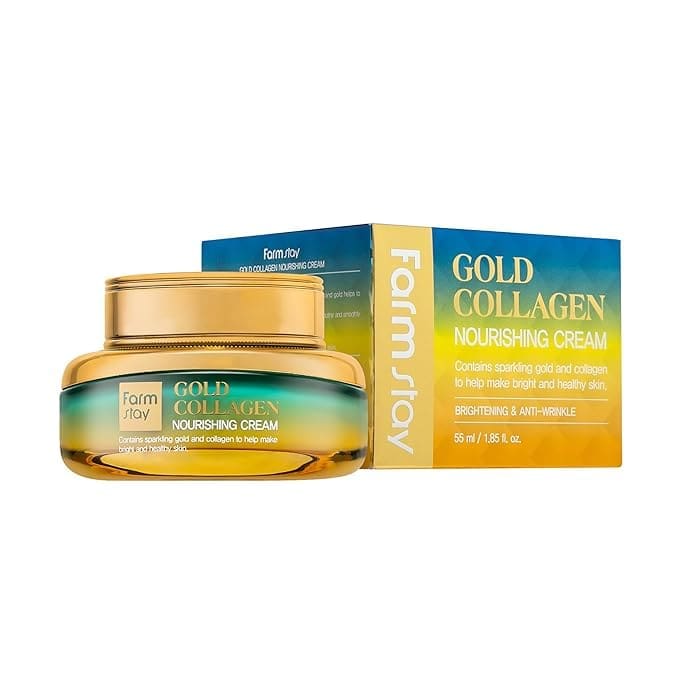 Farmstay Gold Collagen Nourishing Cream 55ml - Discount Eyelashes