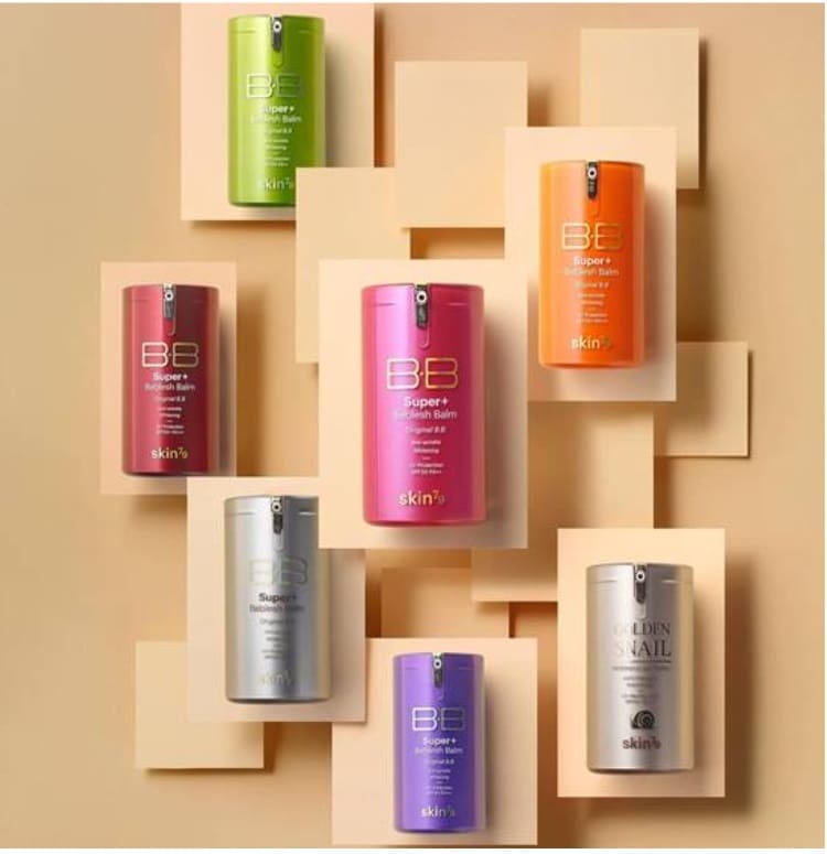 skin79 Golden Snail Intensive BB Cream SPF50+ (Gold, Pink, Natural ...